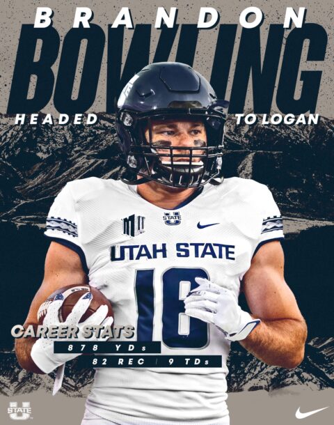 2021 Utah State Signing Day Introduction: WR Brandon Bowling | Big Blue ...