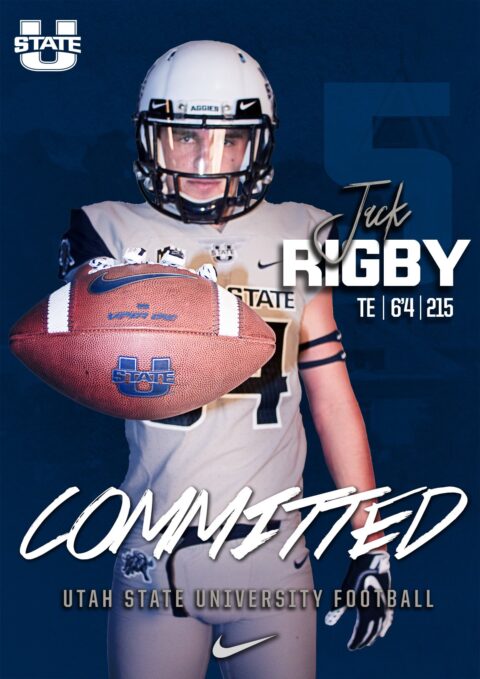 2021 Utah State Signing Day Introduction: TE Jack Rigby | Big Blue USU ...