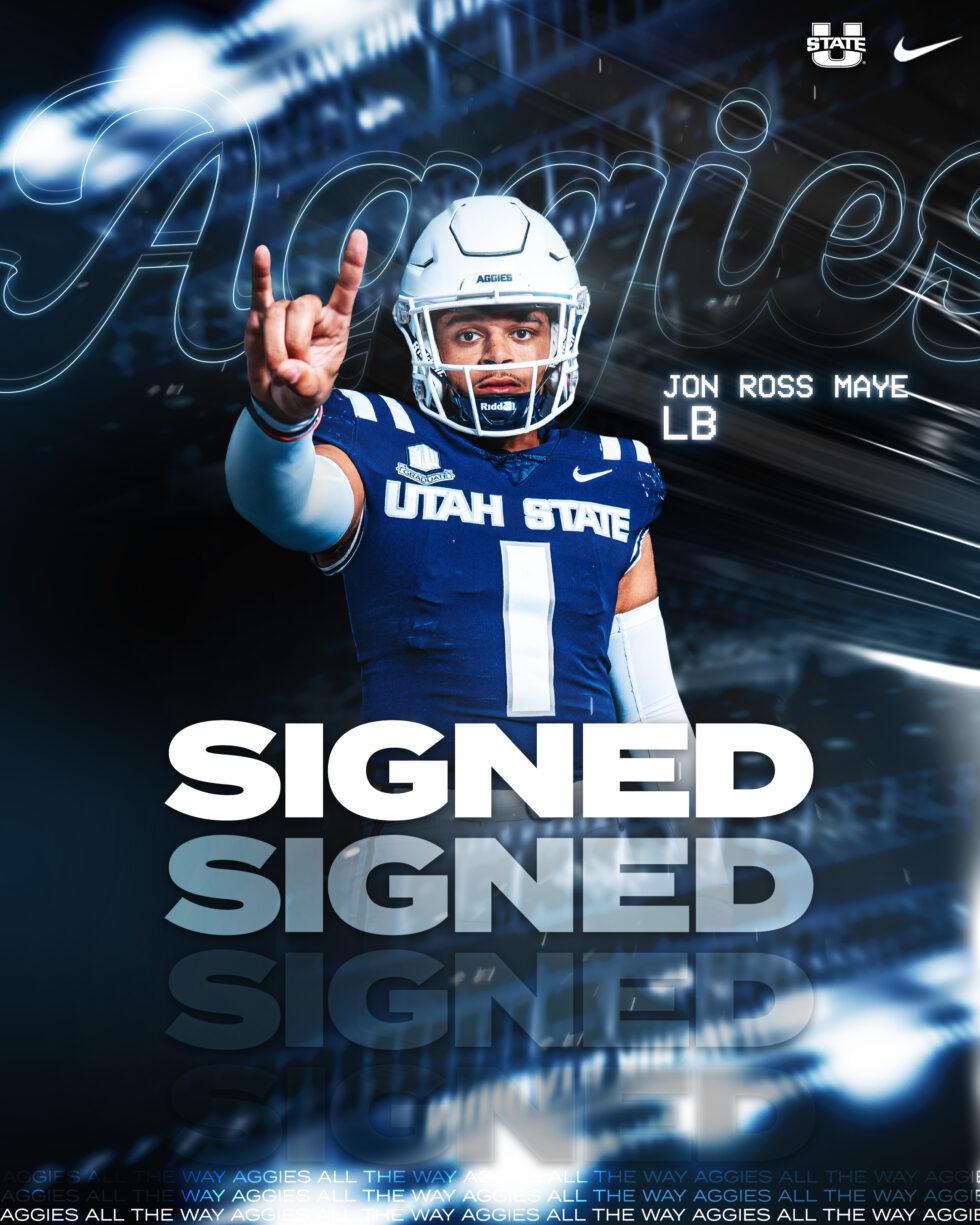 Utah State Football Signs Lenior-Rhyne University Linebacker Jon Ross ...
