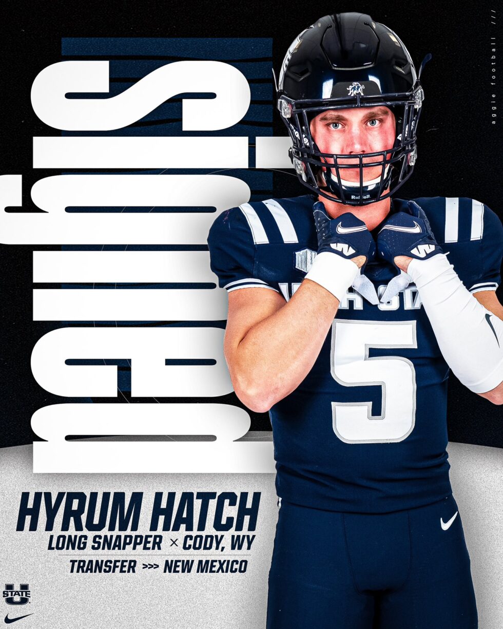 Utah State Football Signs University of New Mexico Long Snapper Hyrum ...