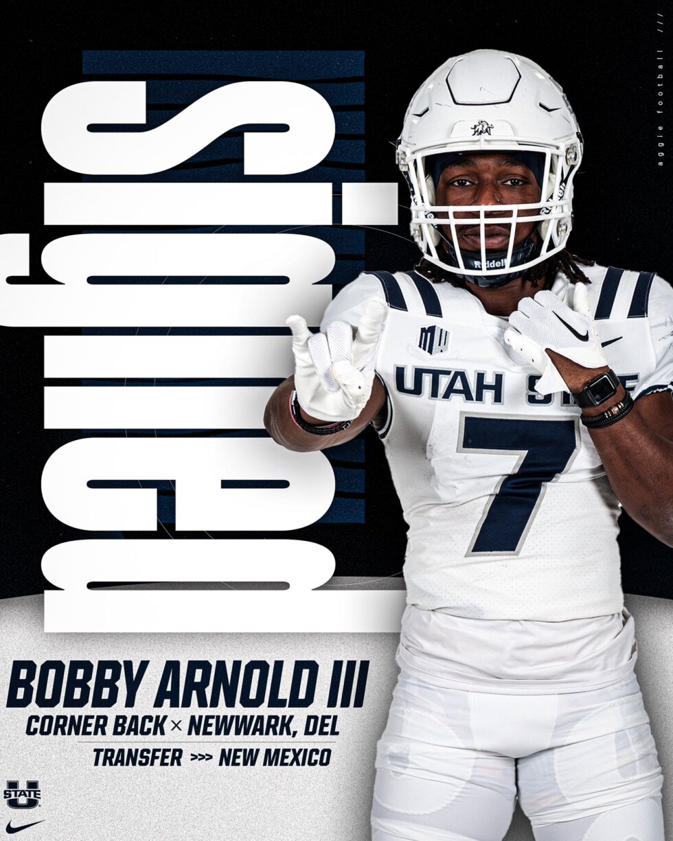 Utah State Football Signs University of New Mexico Cornerback Bobby ...