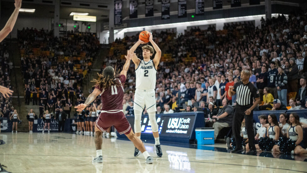 2024-25 Utah State Basketball Game Balls: UNLV | Big Blue USU Aggie News